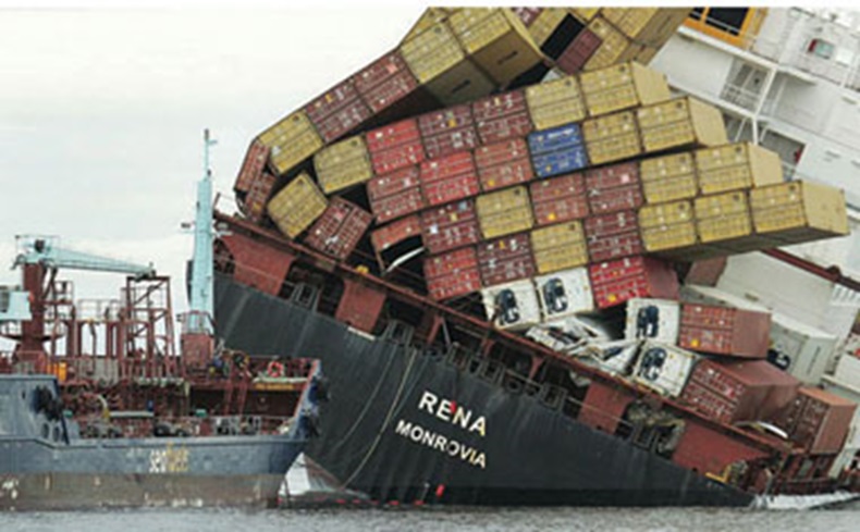 Salvage work scaled back on MSC Rena :: Lloyd's List