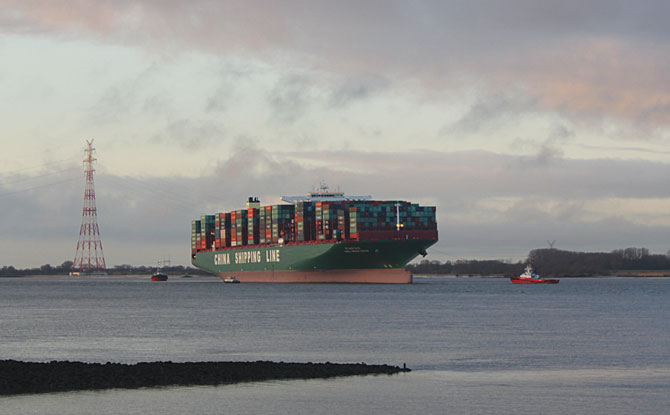 CSCL Indian Ocean refloating successful :: Lloyd's List