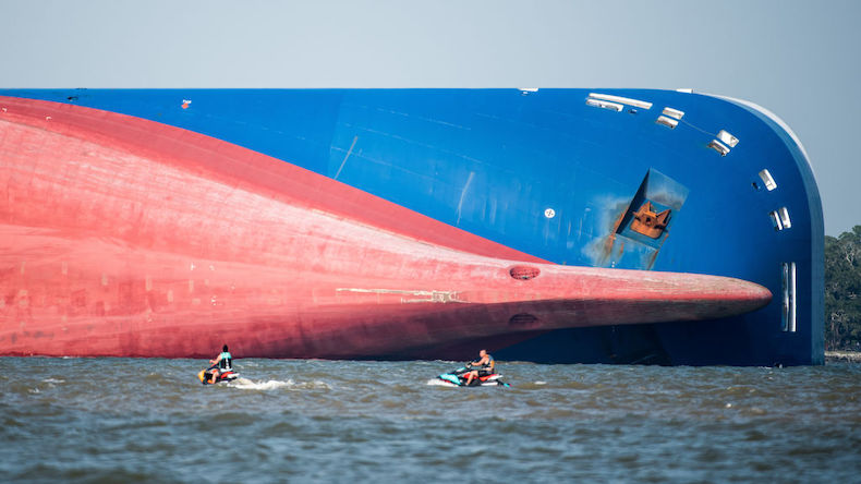 Golden Ray capsizing caused by unstable loading, US Coast Guard says ...
