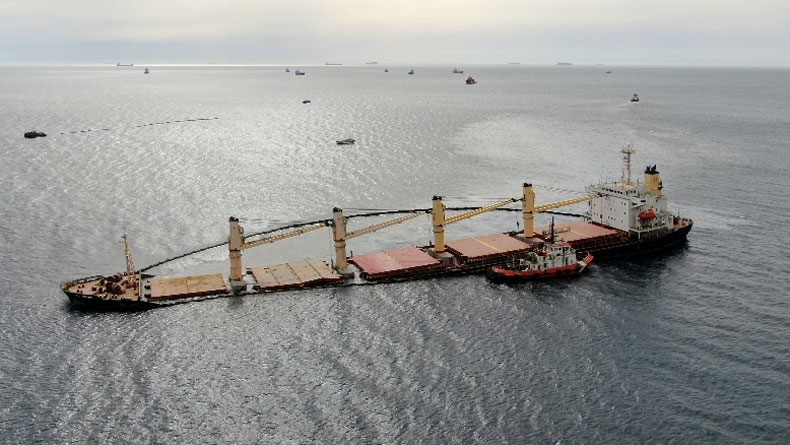 Grounded bulker in Gibraltar considered total loss :: Lloyd's List