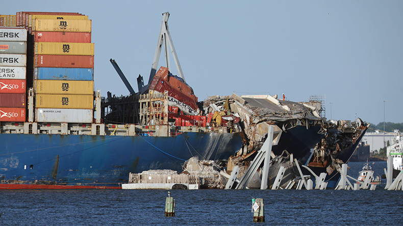 Baltimore channel reopening remains on track as salvors detonate bridge ...