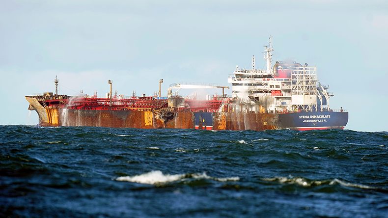 Cargo pumped from Stena Immaculate :: Lloyd's List