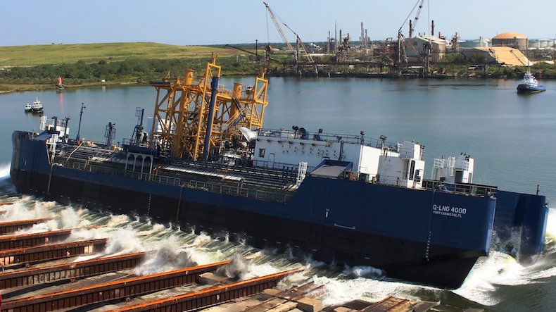 Shell-linked LNG bunker barge ready for US operations :: Lloyd's List