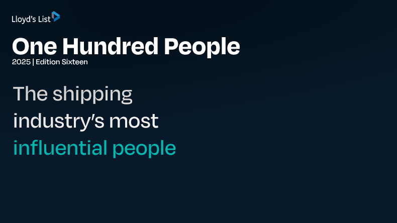 One Hundred People 2025 countdown — 100-71 :: Lloyd's List