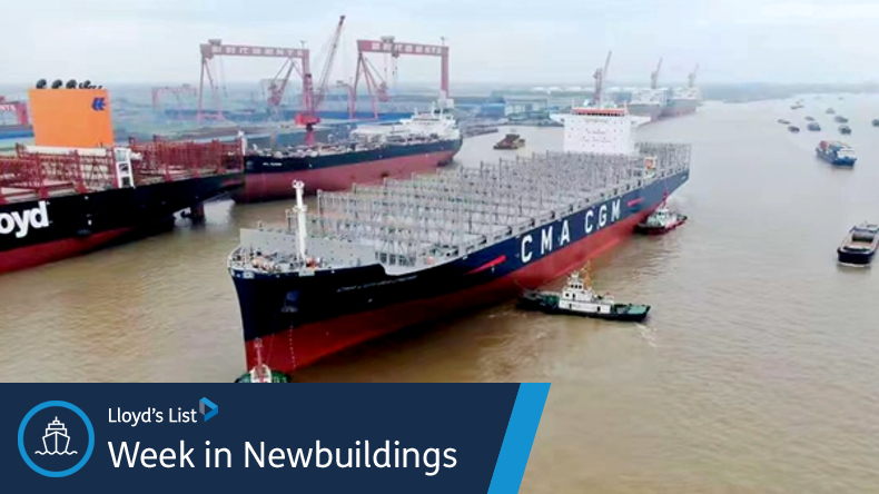The week in newbuildings: Containership tonnage providers rack up new ...